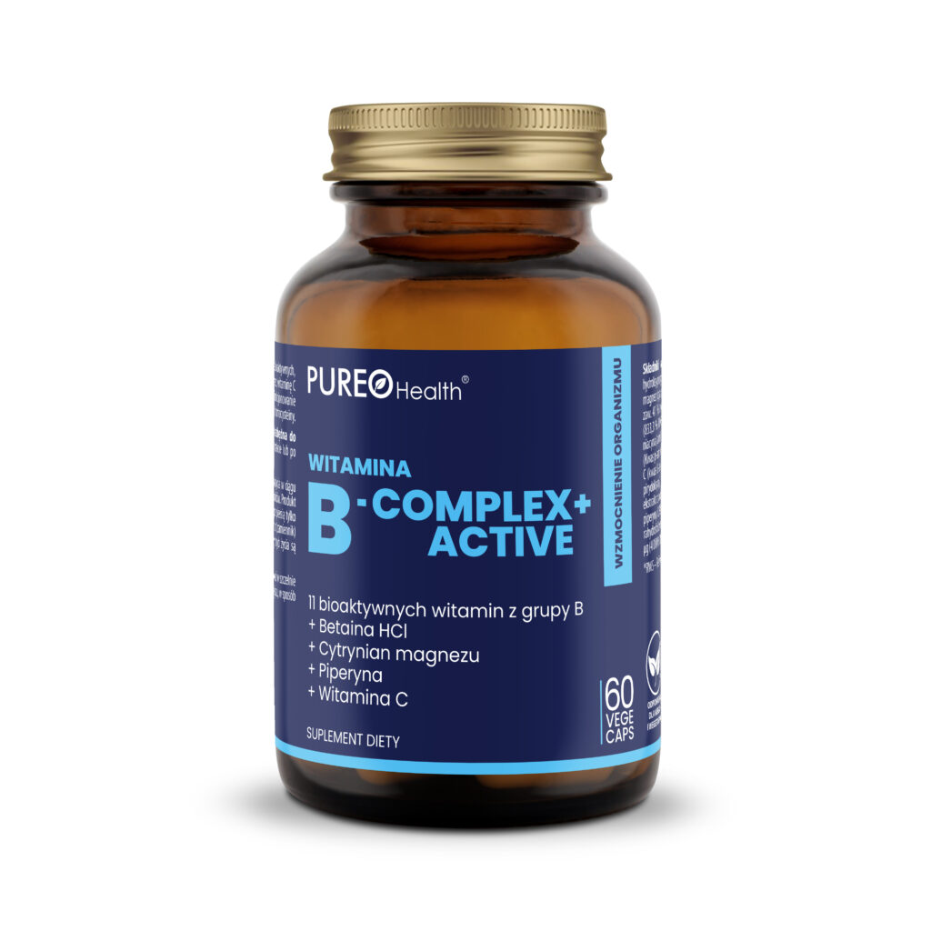 Metylowana witamina b complex - Witamina B-Complex+ Active - Pureo Health®